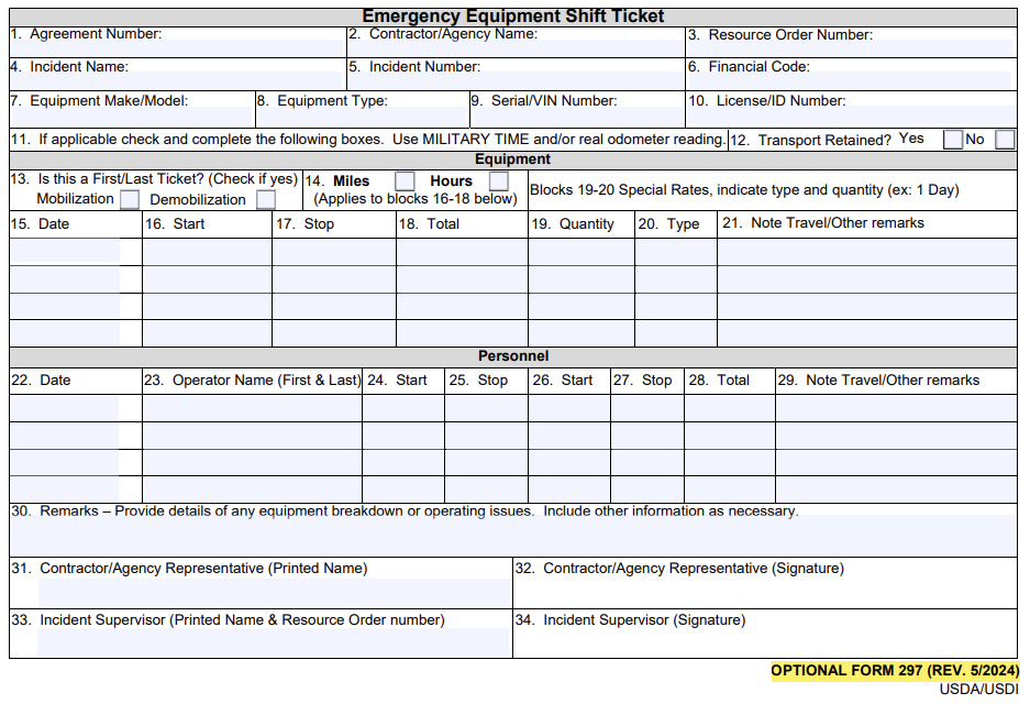 Incident Business Committee Memo 26-01: Updated Emergency Equipment ...